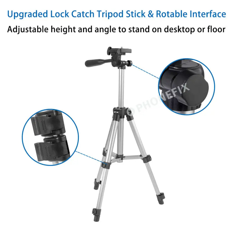 Tripod Stand Phone Camera Holder For Live Streaming Photography