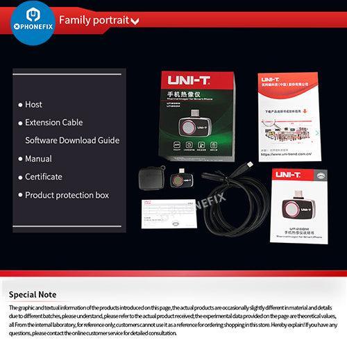 UNI-T Thermal Imager Smart Phone PCB Circuit Test Repair Tool