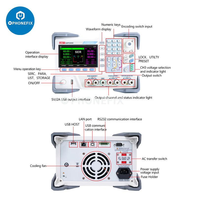 UNI-T UDP3000S Series DC Power Supply 30V 5A Voltage Regulator