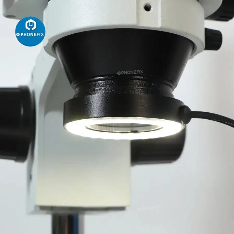 USB 60 LEDs Ring Light Microscope illuminator Adjustable Brightness