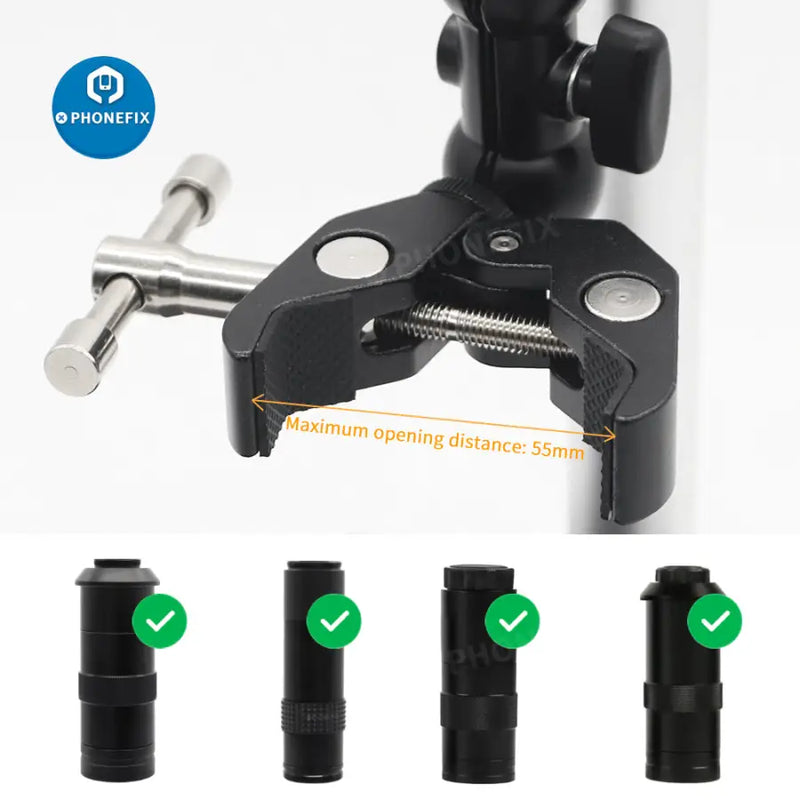 USB Digital Microscope Bracket Stand Holder Lifting Support for Test