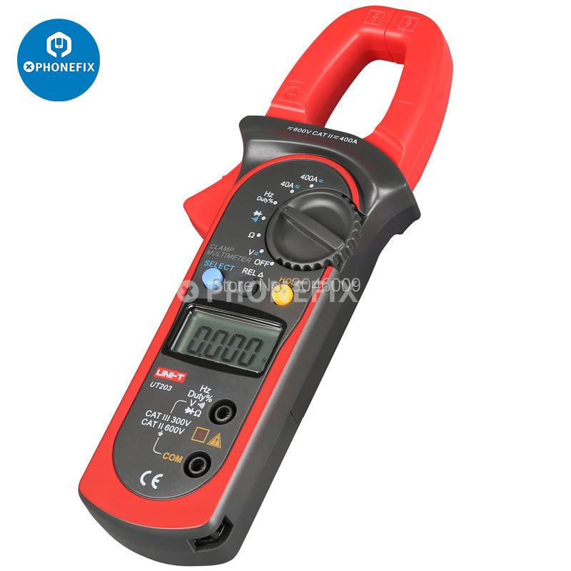 UT202/3/4A Multimeter Digital DC AC Digital Temperature Clamp Meter