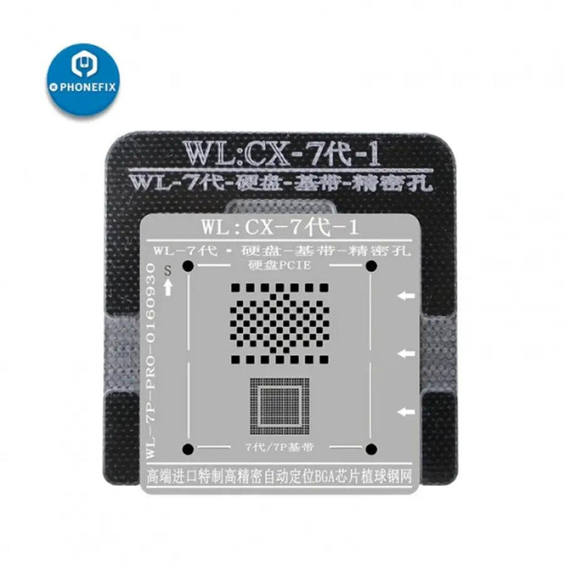 WL Magnetic BGA Reballing Stencils For iPhone 5-12 Pro Max IC Repair