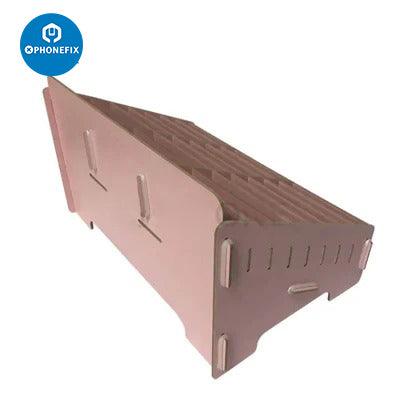 Wooden Desktop Storage Box for Phone Motherboard Display Tool