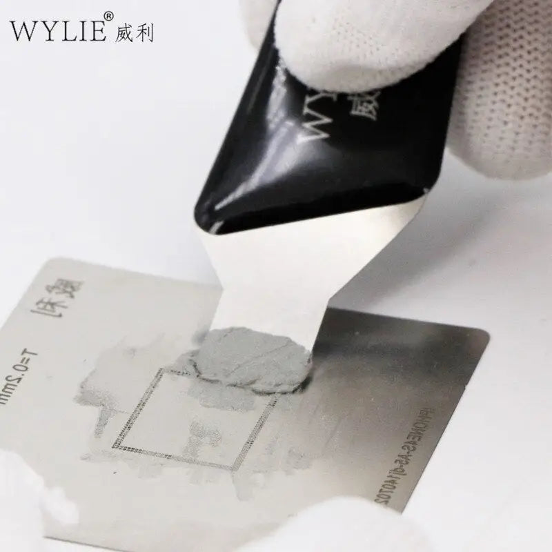Wylie 2 in 1 BGA Disassemble Tin Scraper Screen Glue Rmover