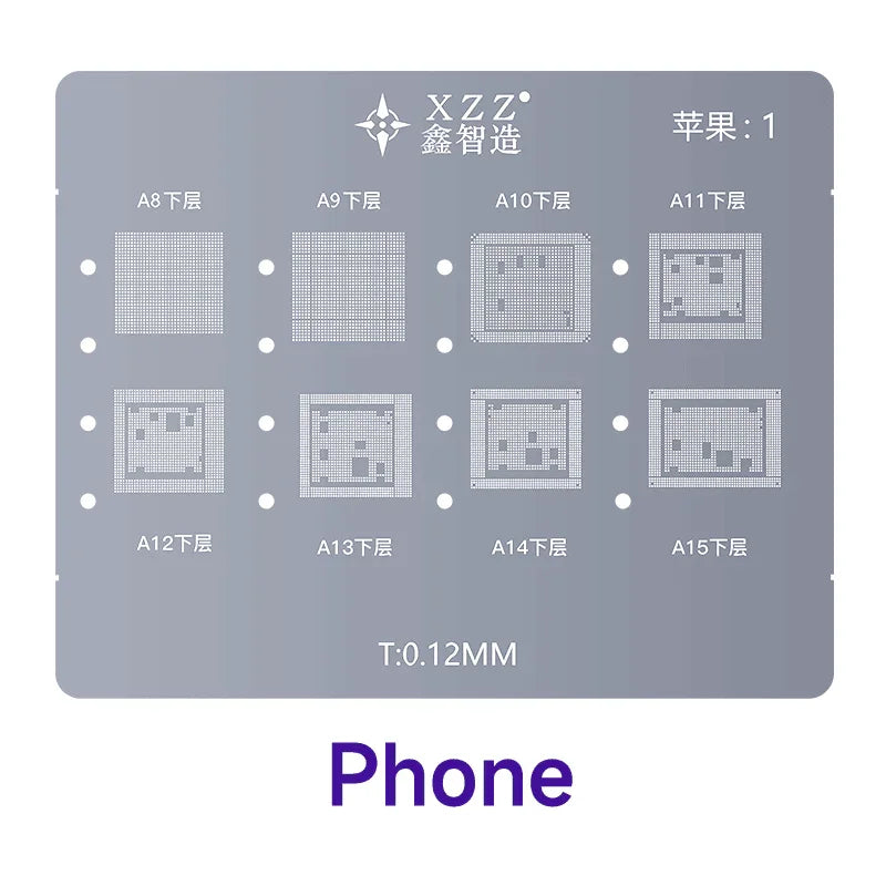 XZZ L23 CPU Reballing Stencil Platform For iPhone A8-A16 BGA Repair