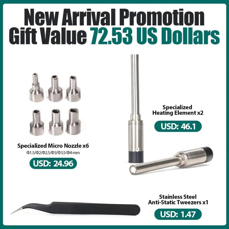 YIHUA 8509 Micro Adjustable Hot Air Gun SMD BGA Rework Station