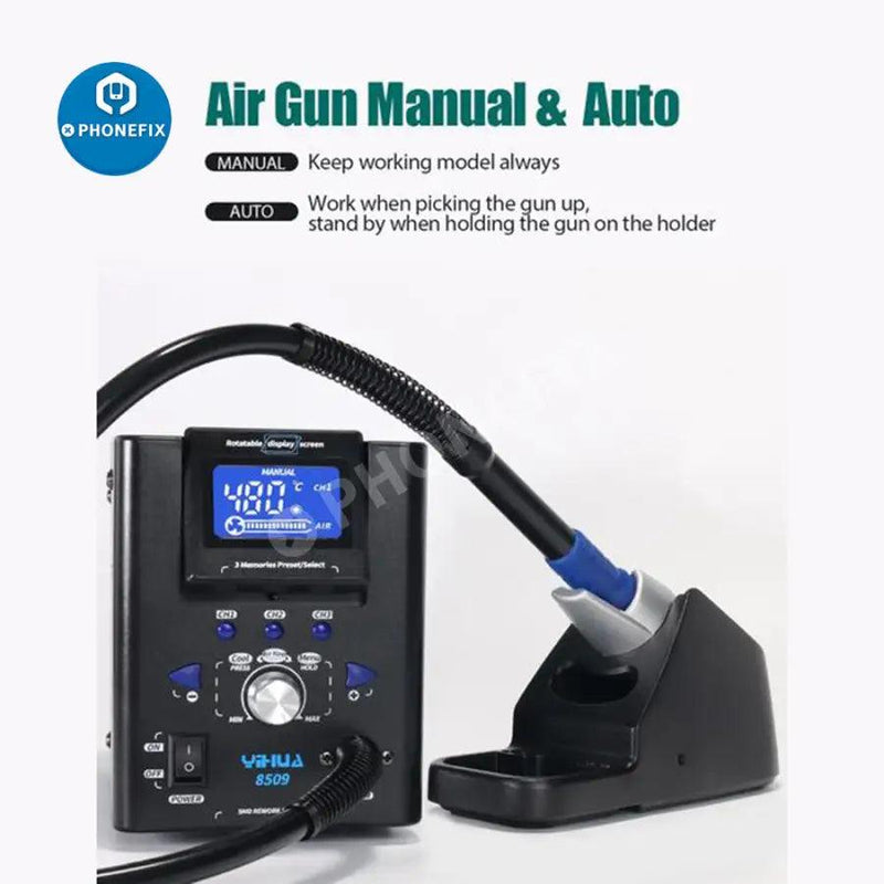 YIHUA 8509 Micro Adjustable Hot Air Gun SMD BGA Rework Station